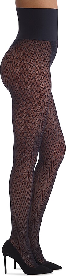 Commando Wavy Net Tights - ShopStyle Hosiery