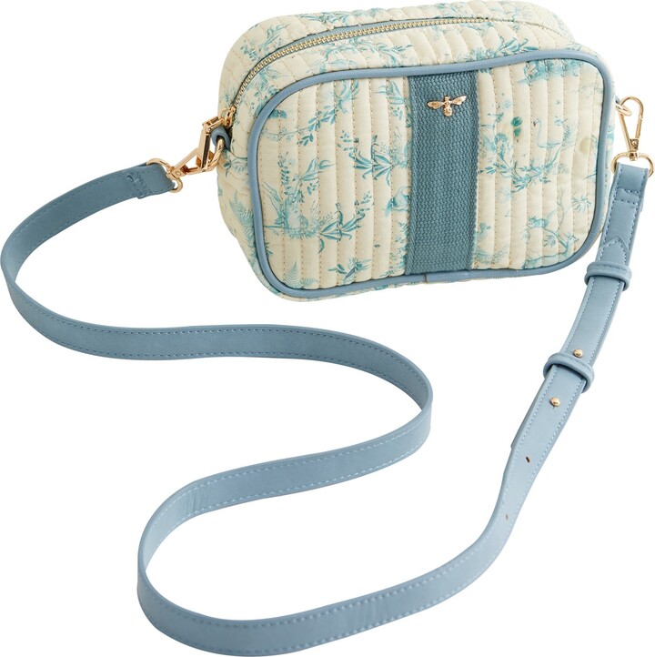 Fable England Women's Fable Toile De Jouy Vintage Blue Camera Bag - ShopStyle