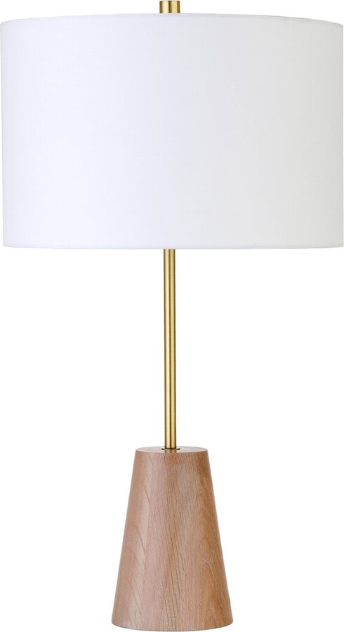 Abraham + Ivy Killian 25.5In Limed Oak Table Lamp - ShopStyle