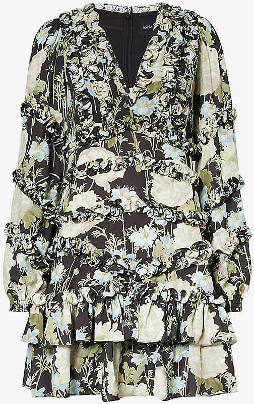 Needle And Thread Womens Multi-coloured Moonlight Petals Graphic-print ...