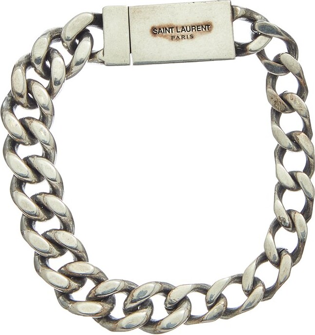Saint Laurent Curb Chain Bracelet - ShopStyle
