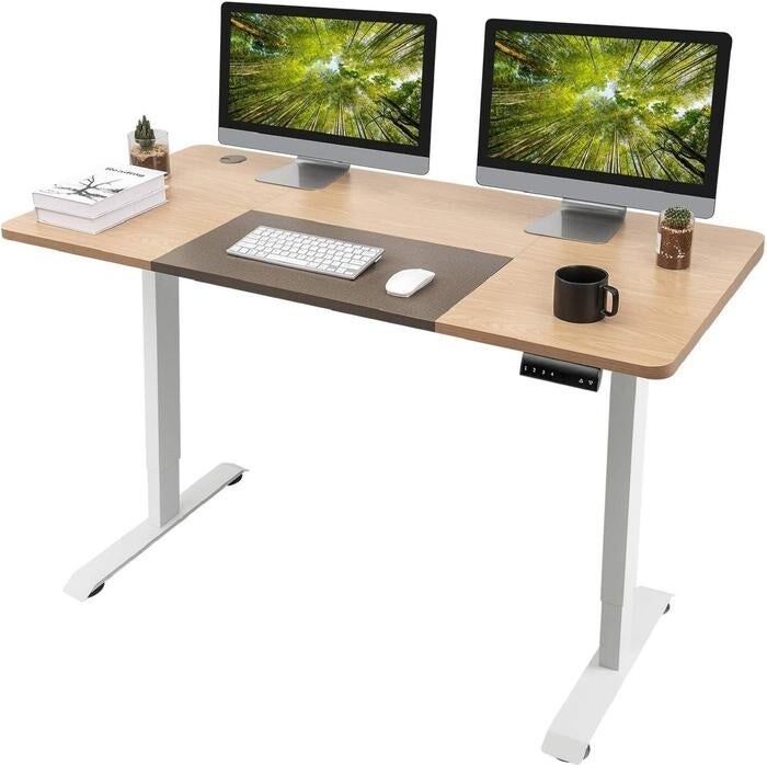 Global Pronex Electric Standing Desk Height Adjustable Office Desk with ...