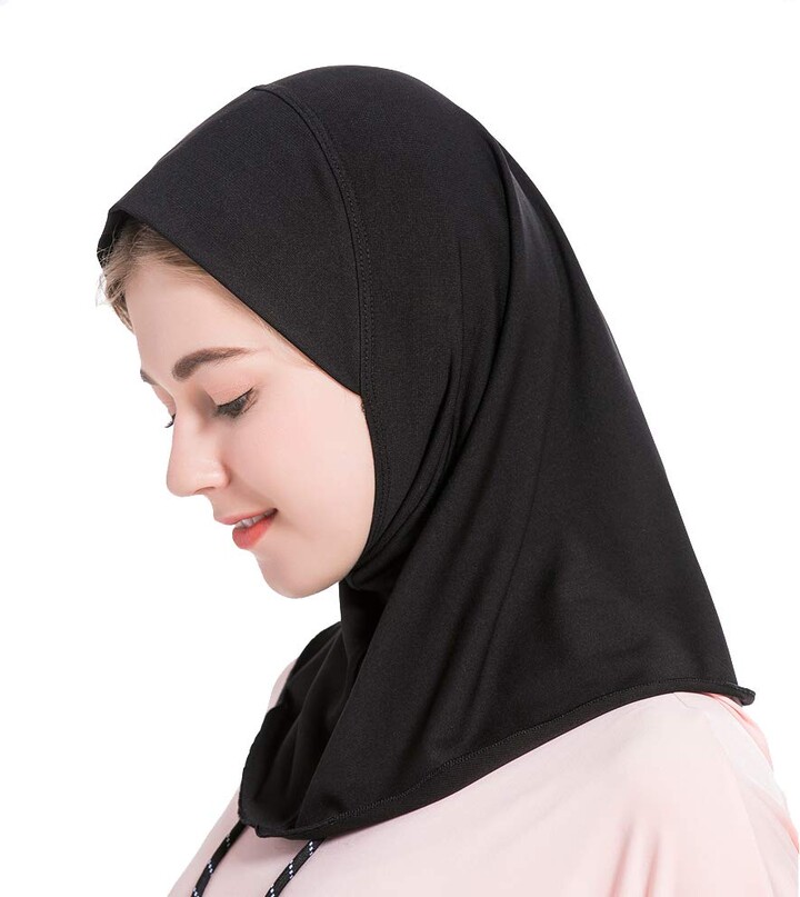 Mr Lin123 Solid Color Muslim Women Hijab Muslim Headscarf Cap Islamic ...