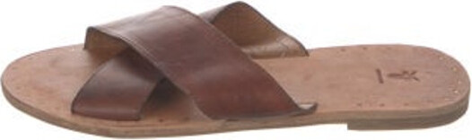 Frye Leather Slides - ShopStyle
