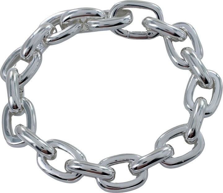Reeves & Reeves Women's Silver Supersize Paperclip Bracelet - ShopStyle