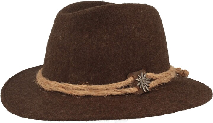 Breiter Wide Original Men's Traditional Hat | Felt Hat | Hiking Hat Tyrolean Art – Made of 100% ...