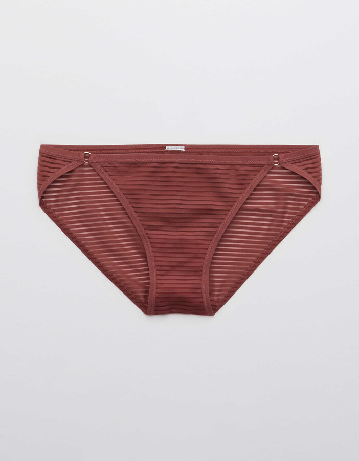 aerie Striped Mesh String Bikini Underwear - ShopStyle Teen Girls ...