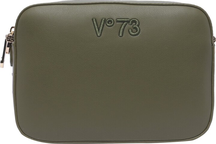 V73 ECHO 73 Logo Embroidered Zipped Shoulder Bag - ShopStyle