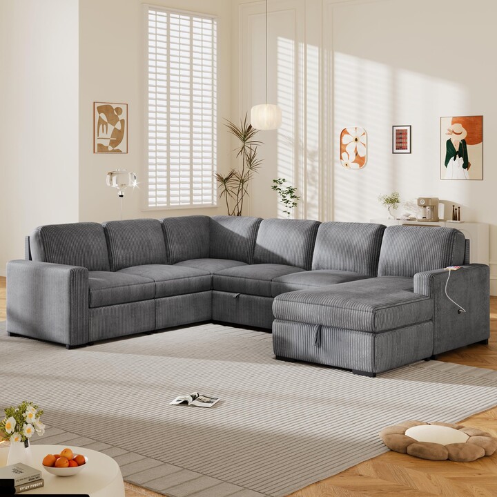 ManyStars U-Shaped Modular Sectional Chaise Lounge - ShopStyle