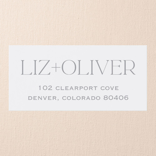 Shutterfly Address Labels: Classic Gleam Wedding, Set of 24, White ...