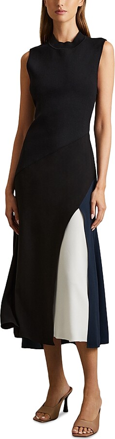 Reiss Faro Hybrid Midi Dress - ShopStyle