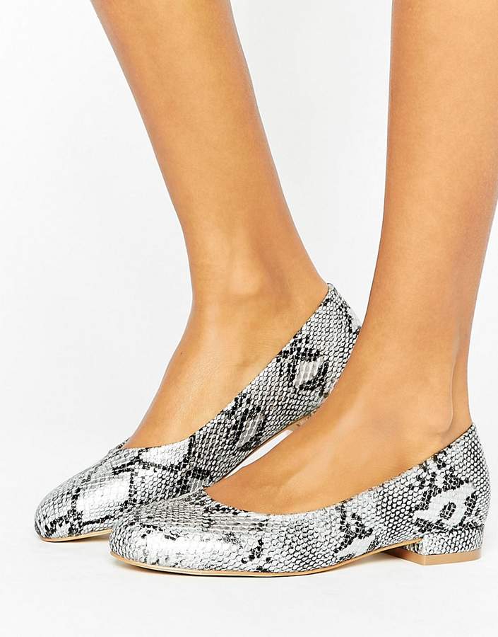 Raid RAID Snake Print Ballet Flats - ShopStyle