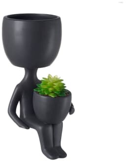Parlane Living - Small Figure Planter with Faux Succulent - ShopStyle ...
