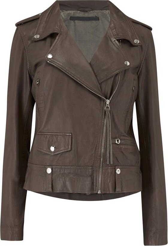 MDK - Seattle new thin leather jacket - bungee cord - ShopStyle