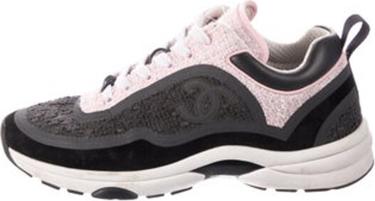 Chanel 2021 Interlocking CC Logo Sneakers - ShopStyle