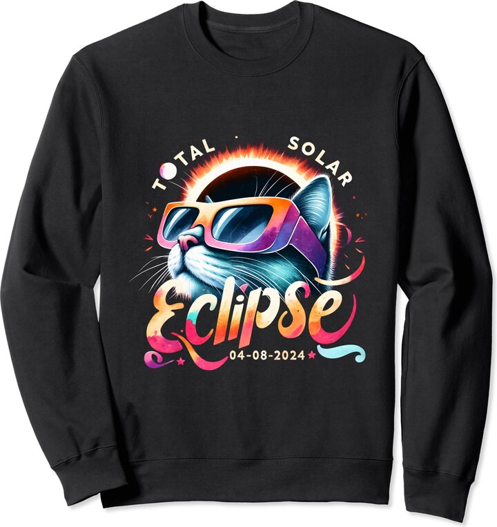 2024 Total Solar Eclipse Cat Wearing Glasses 2024 Total Solar Eclipse ...