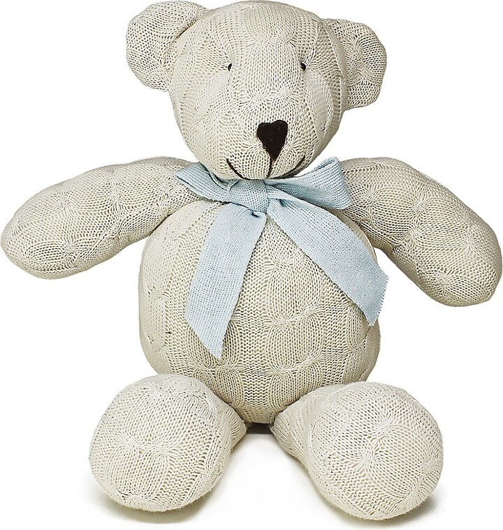 Rian Tricot Plush Cable Knit Teddy Bear - ShopStyle Stuffed Animals