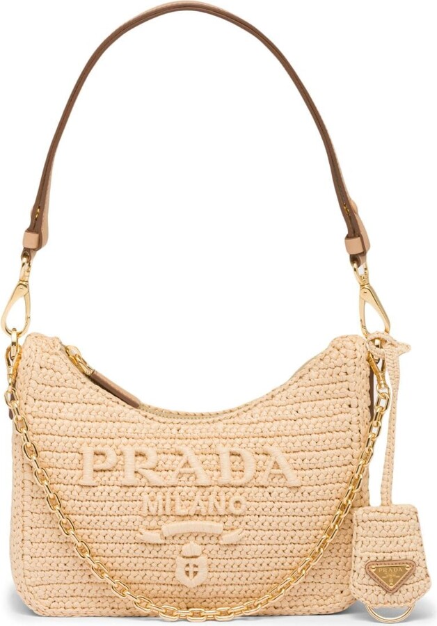 Prada Raffia mini-bag - ShopStyle