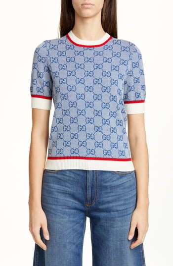 Gucci GG Logo Jacquard Sweater - ShopStyle