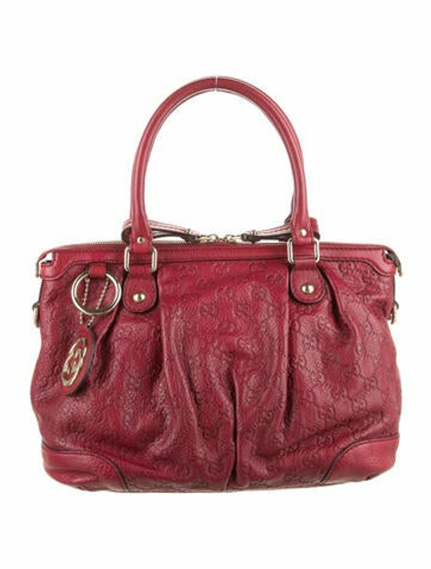 Gucci Medium Signature Sukey Tote Red - ShopStyle