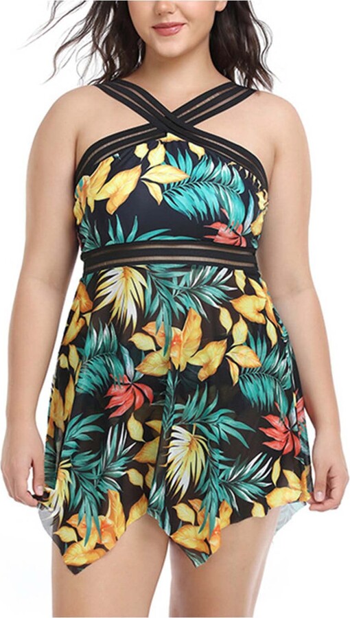 Tuttavia 38d Top Flower Print Set Full Figure Bikini Top Black String ...