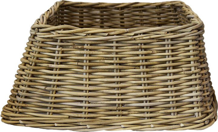 Ivyline 55cm Wicker Square Tree Skirt - ShopStyle Decor