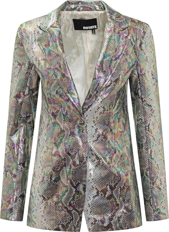 Rotate by Birger Christensen Snake Blazer - ShopStyle