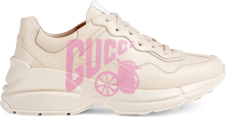 Gucci Women's Rhyton 'Lemon Gucci' sneaker - ShopStyle