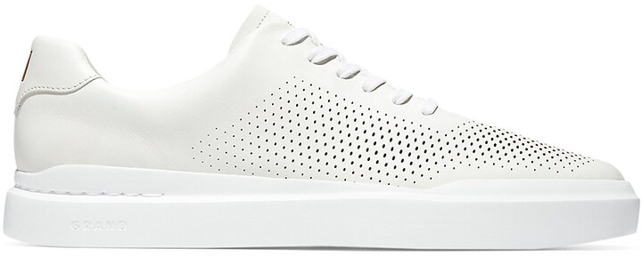 Cole Haan Grand Pro Rally Lasercut Leather Sneakers - ShopStyle