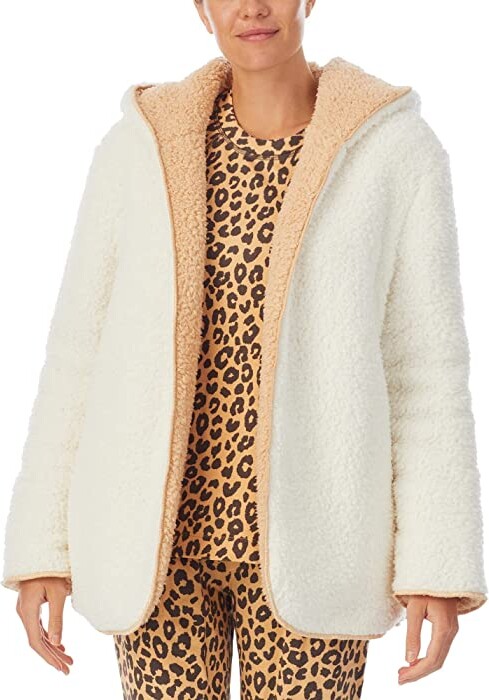 Sanctuary Reversible Sherpa Hooded Jacket - ShopStyle