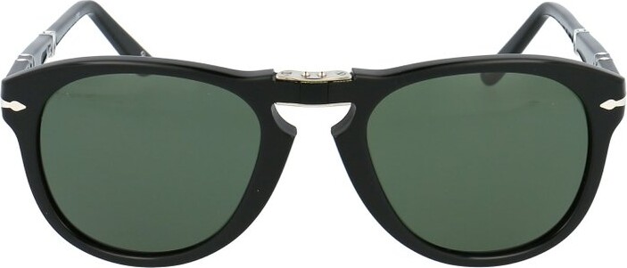 Persol 714 Round Frame Folding Sunglasses - ShopStyle