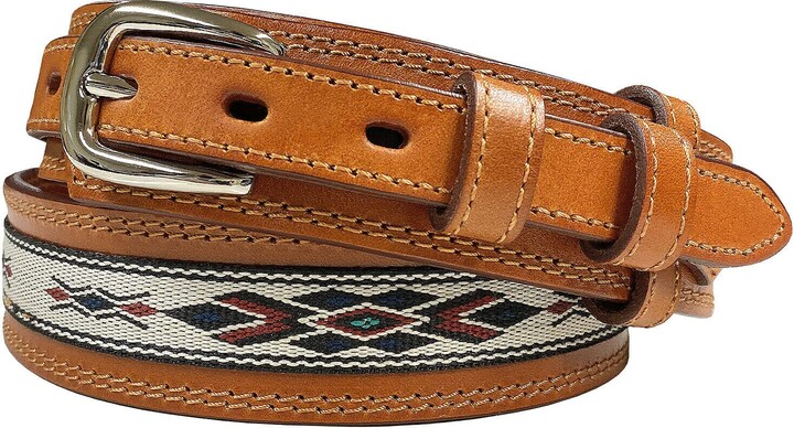 Belts.com Men's Ranger Belt With Woven Diamond Pattern 44 Tan - ShopStyle