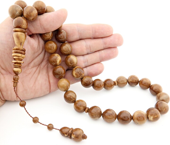 Etsy Huge Kuka Tree Natural 33 Beads Islamic Prayer For Muslim Misbaha ...
