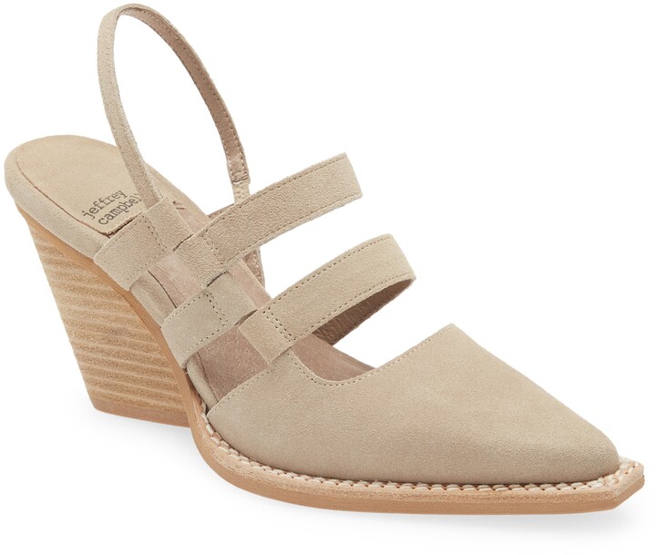 Jeffrey Campbell Caroline Pointed Toe Slingback Pump - ShopStyle