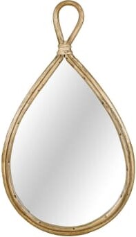 Foimpex Teardrop Bamboo Mirror - ShopStyle