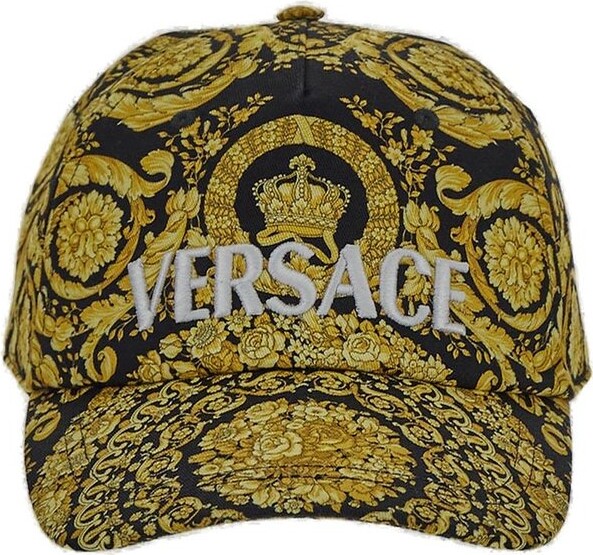 Versace Logo Embroidered Baseball Cap - ShopStyle Hats