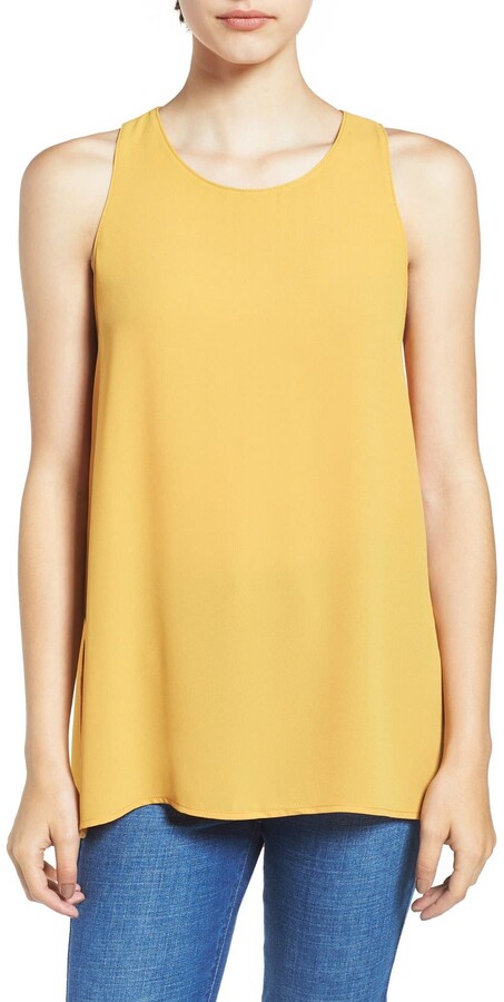 ALL IN FAVOR Side Slit Tank - ShopStyle