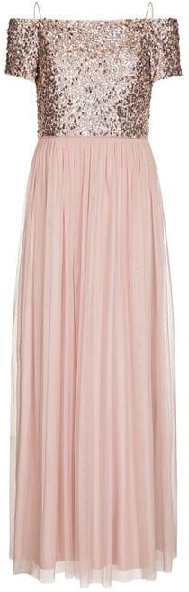 Hailey Logan Off Shoulder Beaded Gown - ShopStyle Bridal