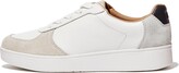 FitFlop Rally Leather/Suede Panel Sneakers - ShopStyle