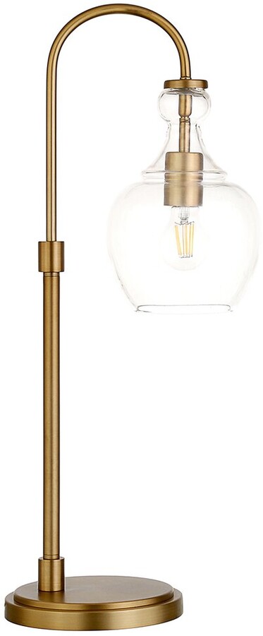 Abraham + Ivy Verona Brushed Brass Arc Task Lamp - ShopStyle