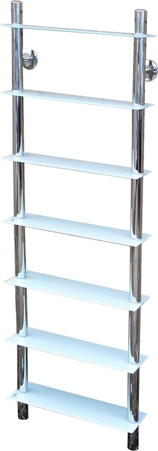 Watsons 'Splash' - Wall Mounted Glass Bathroom Storage Shelves - White ...