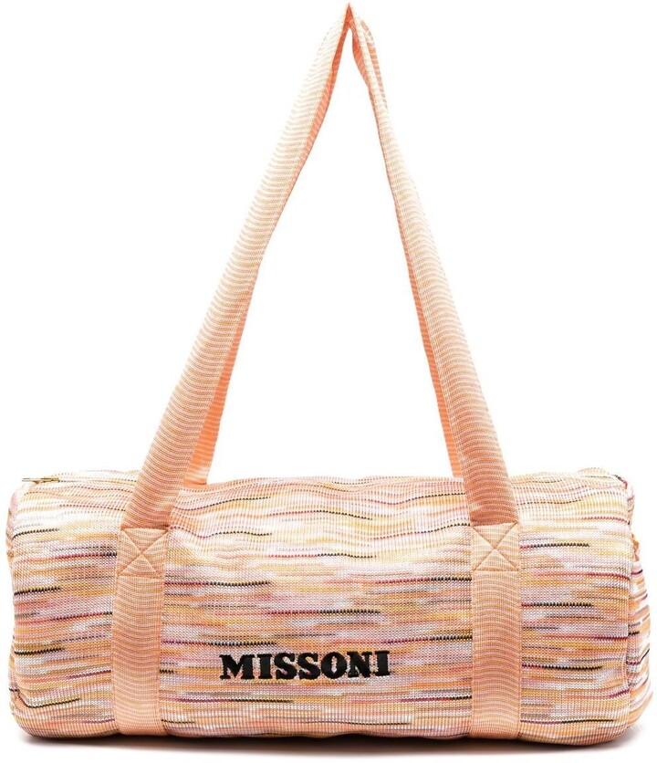 Missoni Embroidered-Logo Knitted Travel Bag - ShopStyle