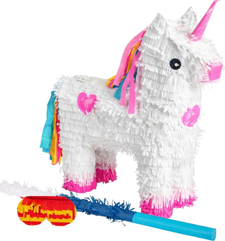 Fax Potato 3pc Unicorn Pinata Set with Stick & Blindfold - ShopStyle ...