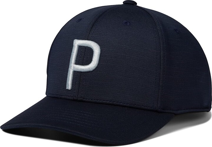 PUMA Golf Kids P Cap (Big Kids) (Navy Blazer/Ash Gray) Baseball Caps ...