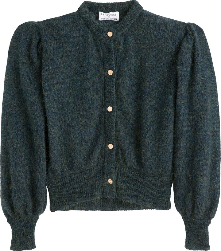 The Label Edition X La Redoute Wool Mix Oversized Cardigan In Chunky ...