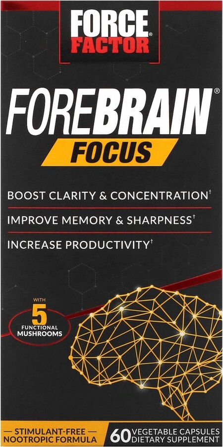 Force Factor Forebrain Focus - 60 Vegetable Capsules - ShopStyle Beauty Tools