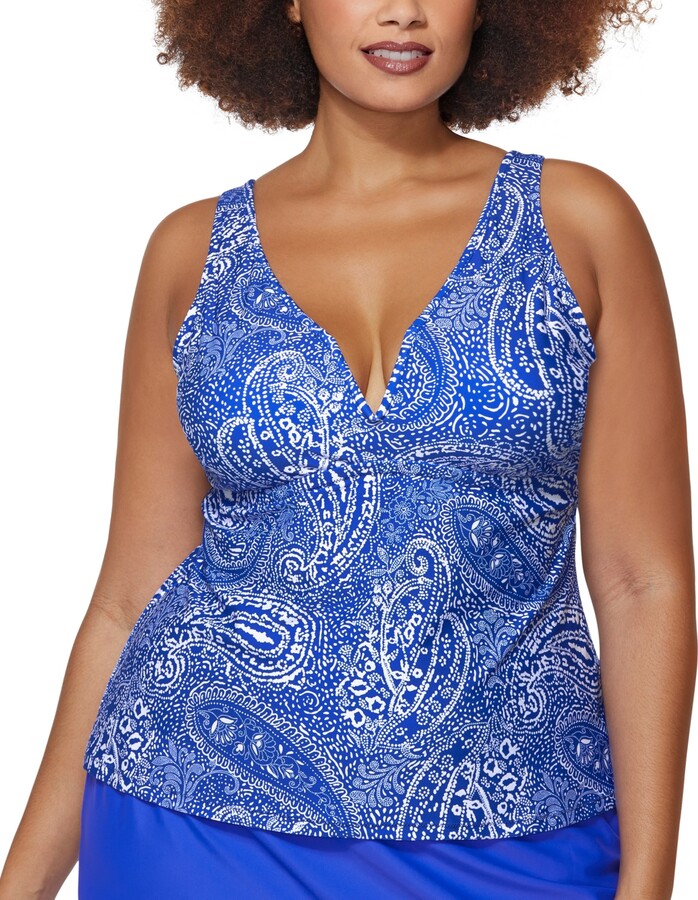 Raisins Curve Tanzania Tankini Top - ShopStyle Two Piece Swimsuits