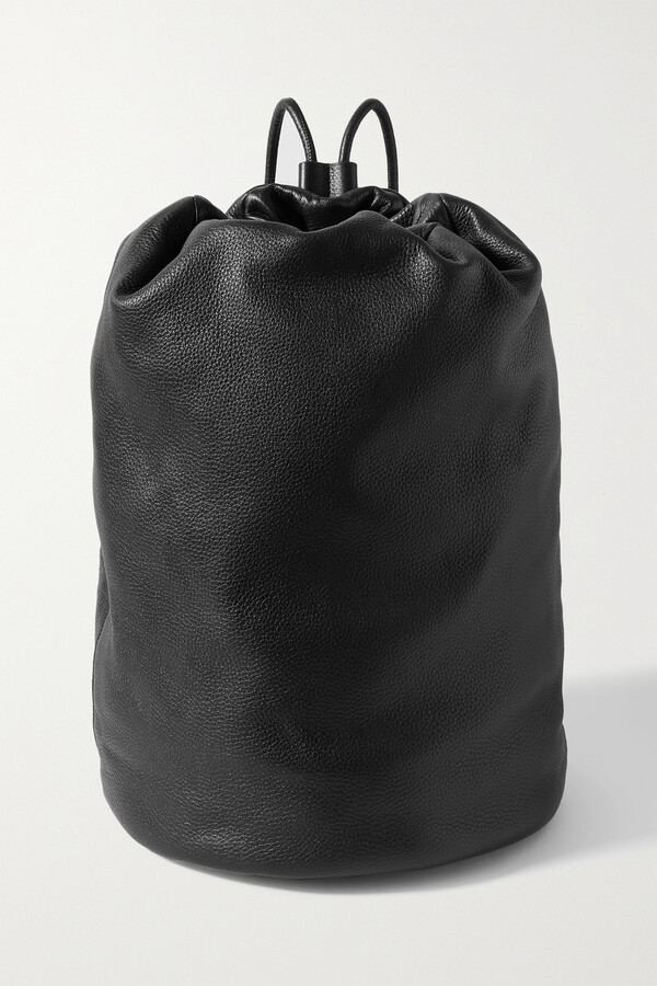 The Row Sporty Textured-leather Backpack - Black - ShopStyle