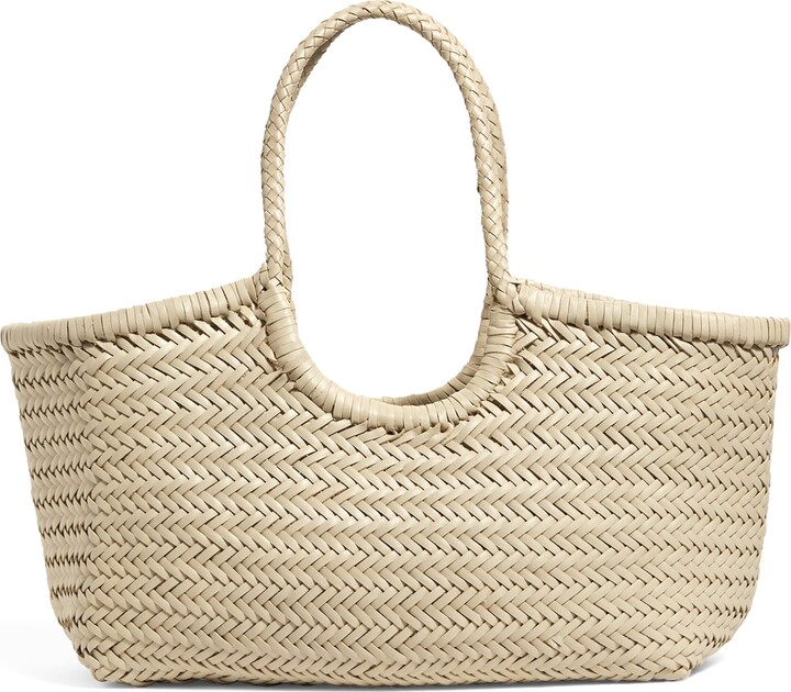 DRAGON DIFFUSION Large Leather Woven Nantucket Tote Bag - ShopStyle
