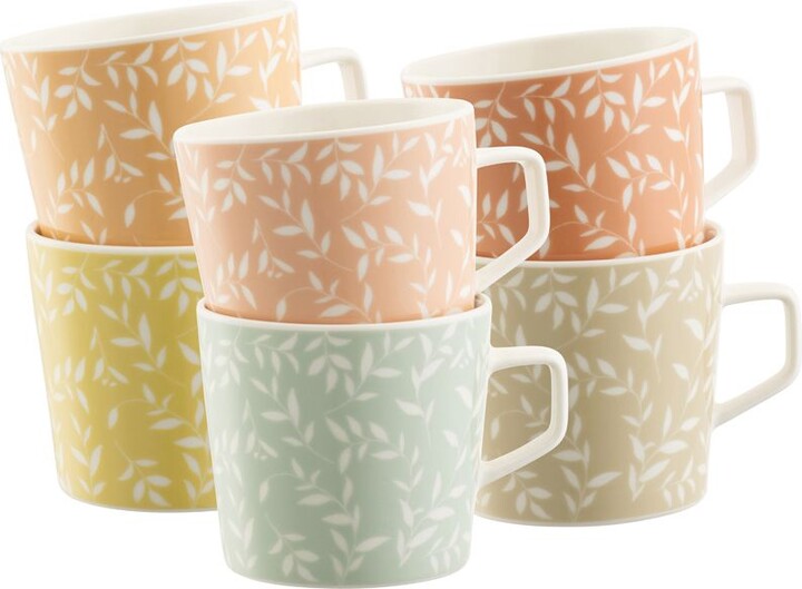 Aynsley China 'White Willow' Mugs set of 6 - ShopStyle